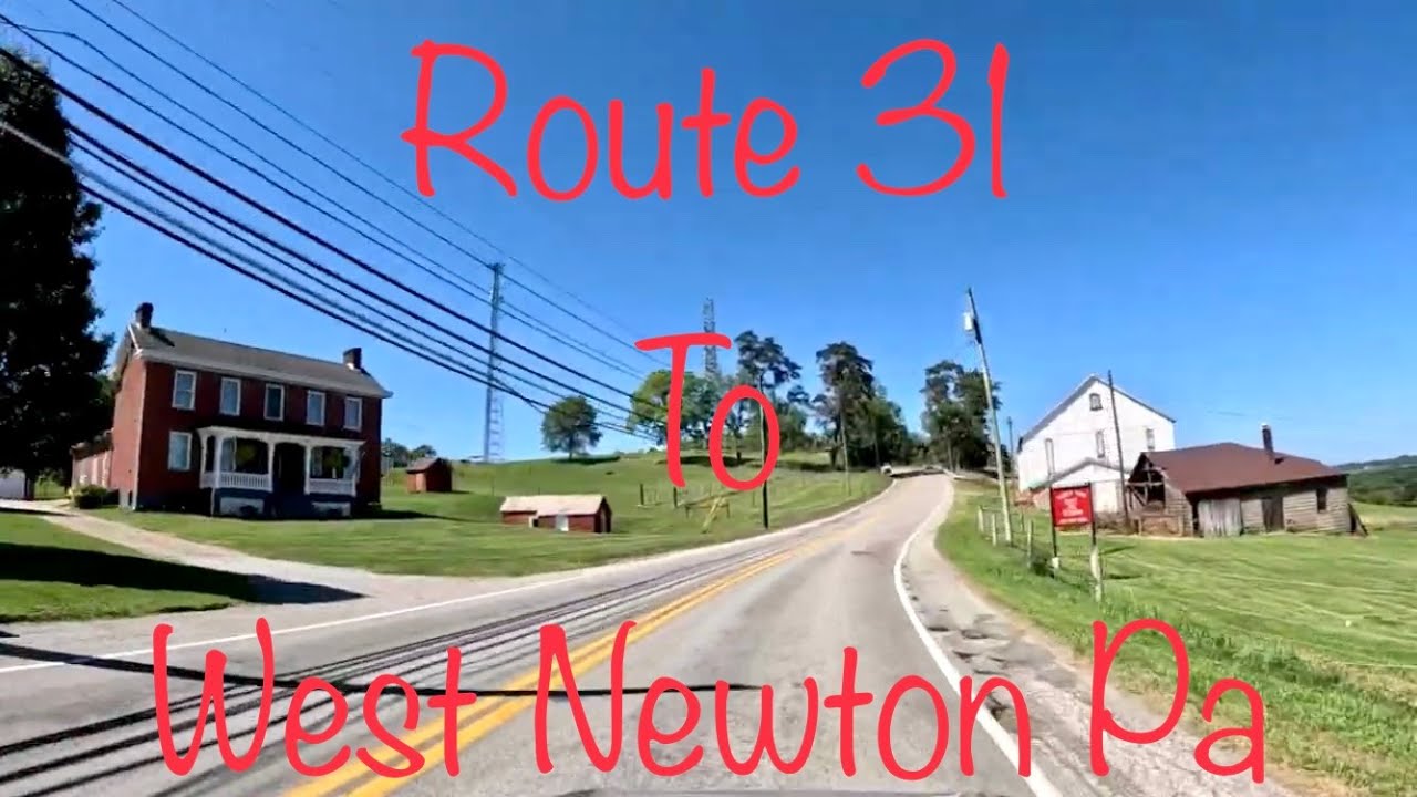 How to get to Downtown West Newton Pennsylvania From Interstate 70 On ...
