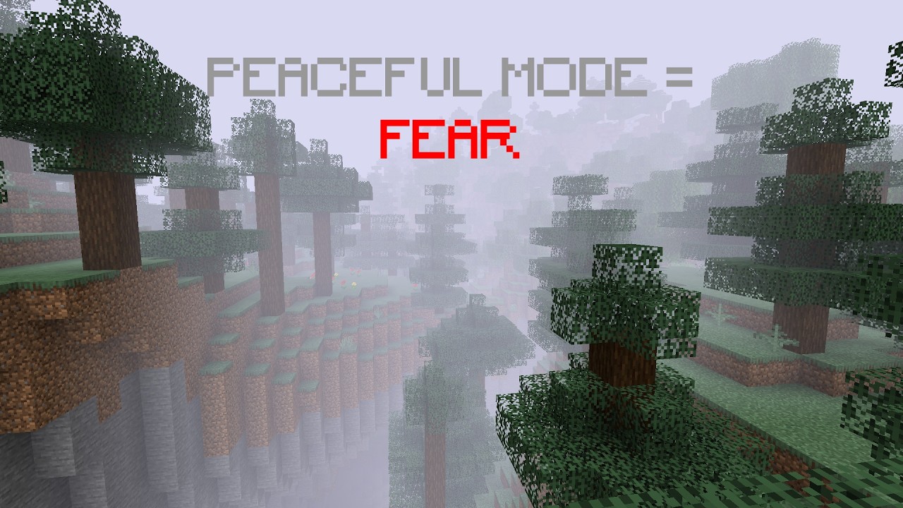 Why Peaceful Mode Is Actually Terrifying – Minecraft Is a Horror Game ...