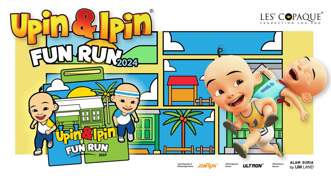 Tip Sertai Upin & Ipin Fun Run 2024 - YouTube
