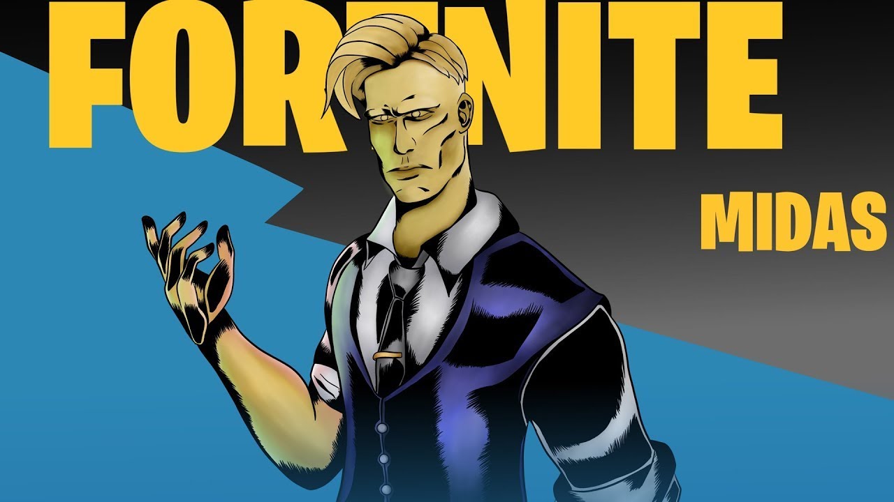 Speed Drawing Of Midas - Fortnite In Comic Book Art style C2 S2 Chapter ...
