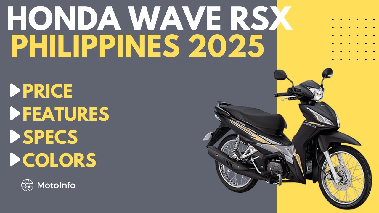Honda Wave RSX 2025 Model | Price, Specs, Color Variants | MotoInfo ...