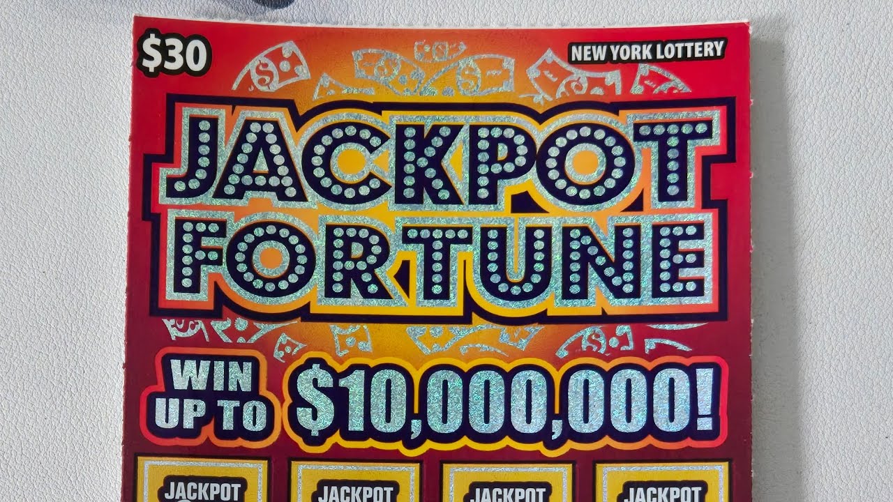 NEW YORK $30 JACKPOT FORTUNE SCRATCHOFF TICKET - YouTube