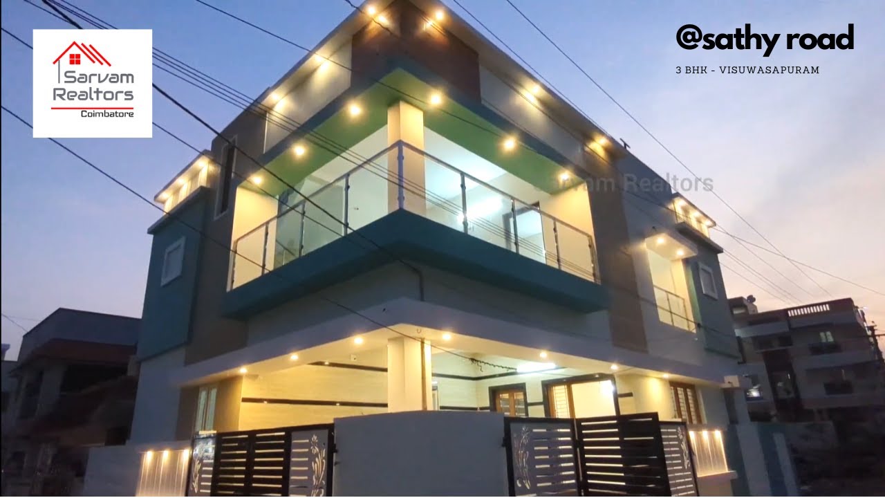 3 BHK House for sale | Sathy Road | Coimbatore | Furnished home | 2700 ...