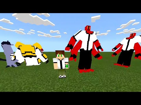 Ben 10 Mod in Minecraft PE.