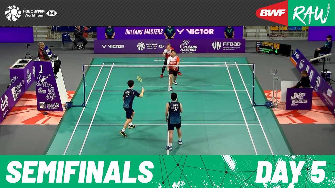 Orléans Masters Badminton 2023 | Day 5 | Court 1 | Semifinals - YouTube