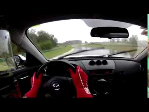 Time Attack in a Hurricane! Mazda RX-8 at VIR - YouTube