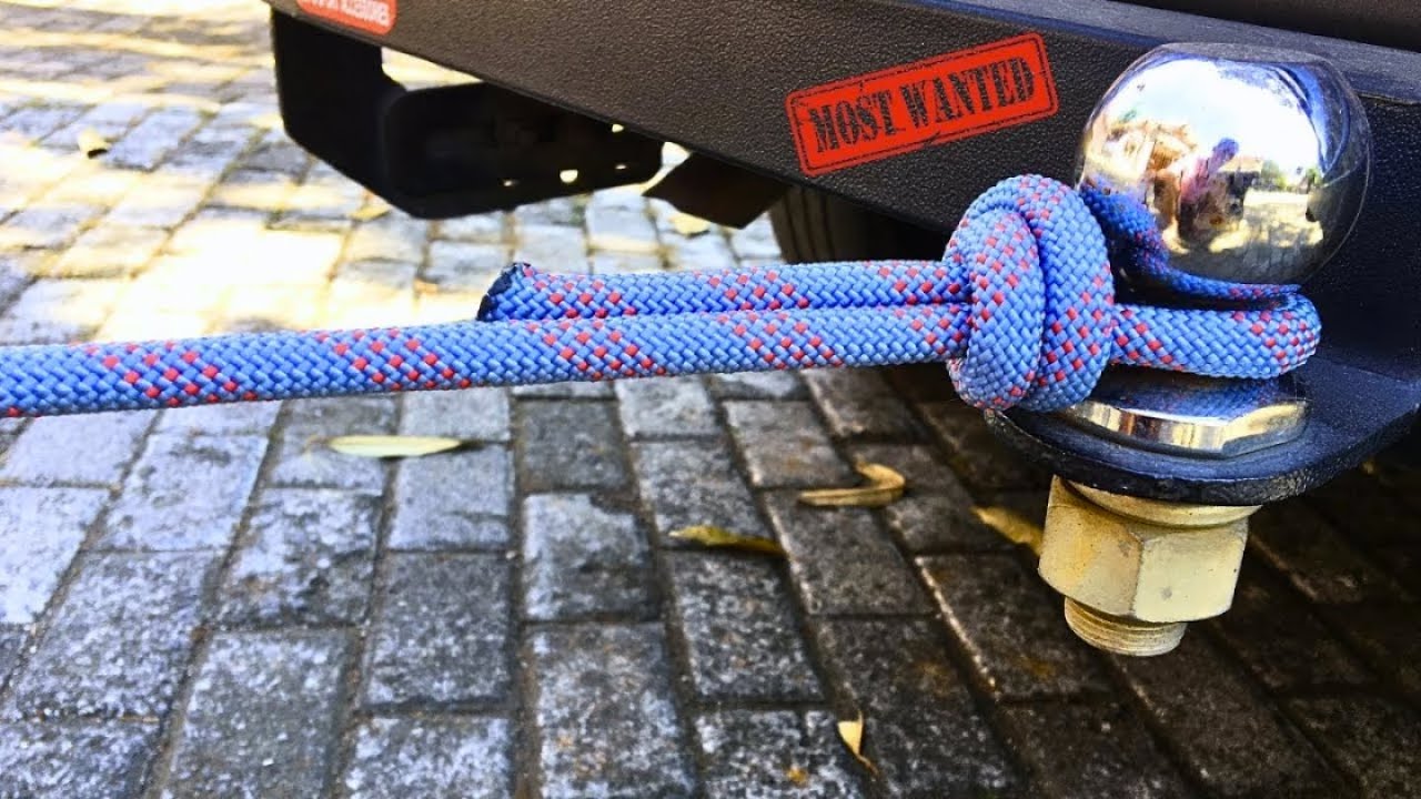 The Three Best Car Towing Knots Tutorial - YouTube