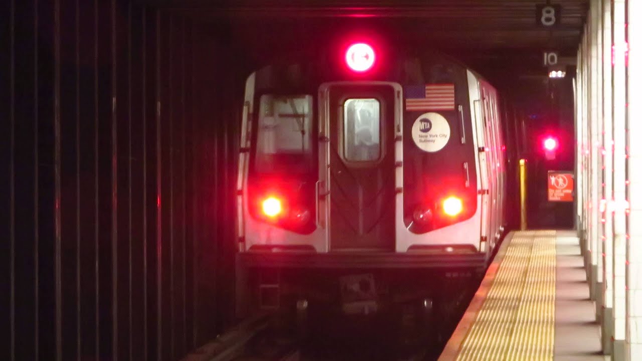 NYC Subway: 168 St bound R160 C Train (via F) leaving Delancey St - YouTube