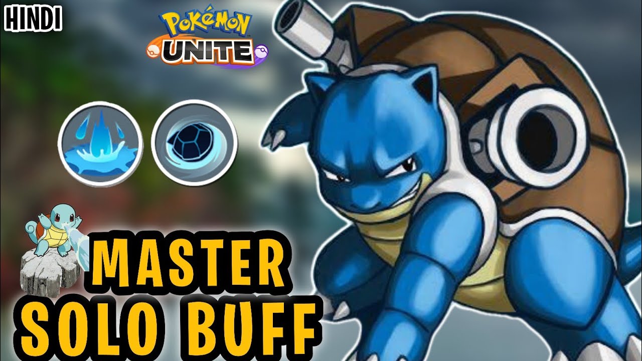 Pokemon unite Blastoise Build | Buff moves sets | pokemon unite ...