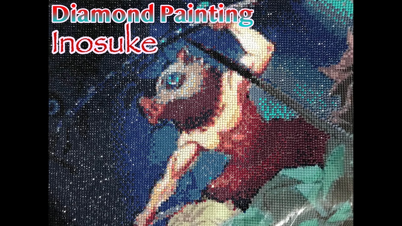 DIAMOND PAINTING | ANIME | DEMON SLAYER | INOSUKE - YouTube
