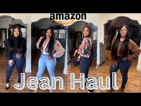 Amazon Mini Jean Haul-skinny jeans-comfy-stretchy - YouTube
