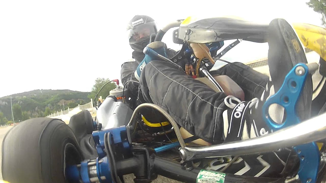 karting la roche de glun TM K9B châssis PCR - YouTube