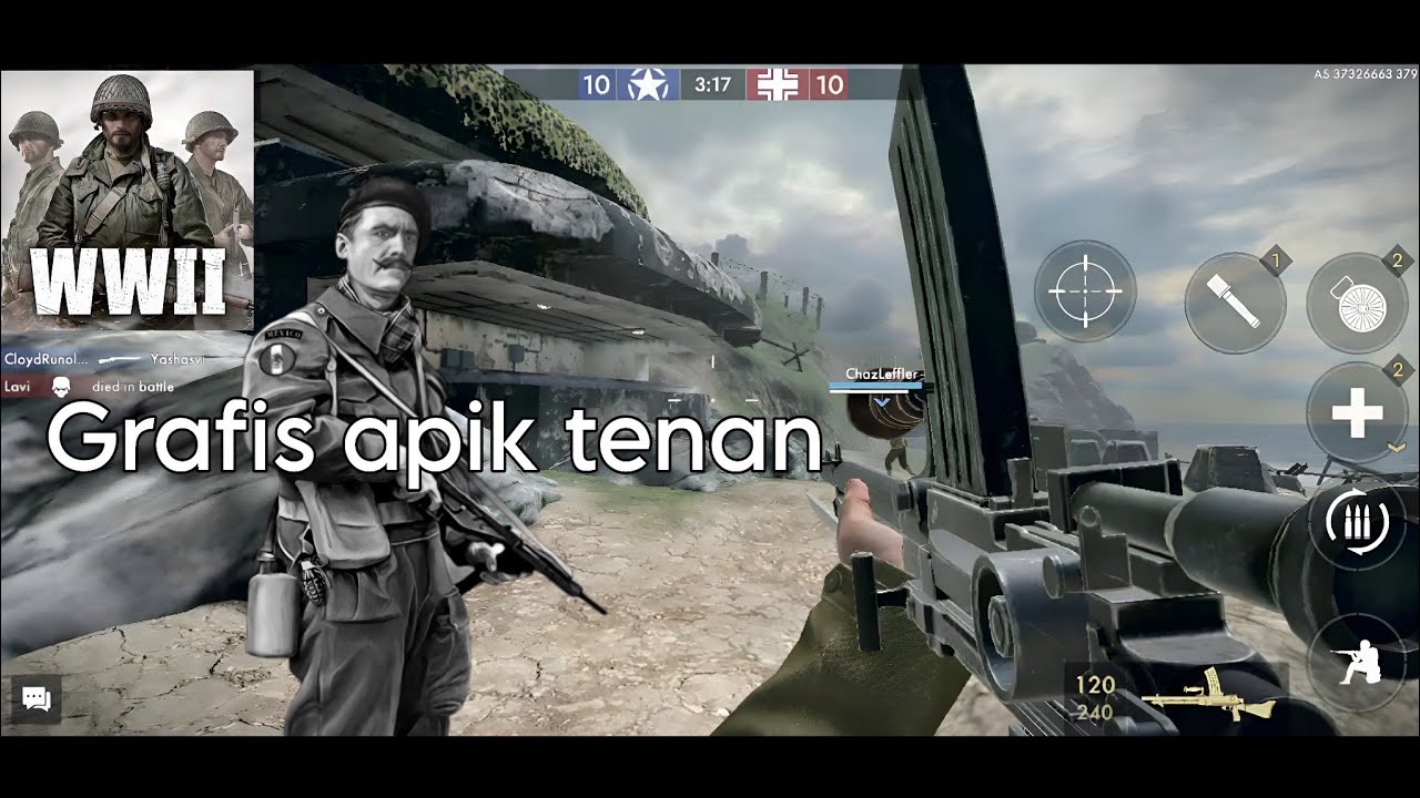 Game perang Dunia 2 android - World war heroes WW2 Fps Gameplay - YouTube