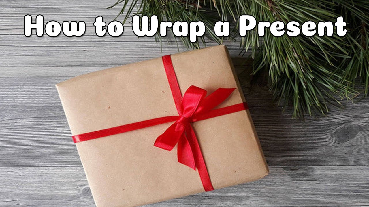 How to Wrap a Present - YouTube