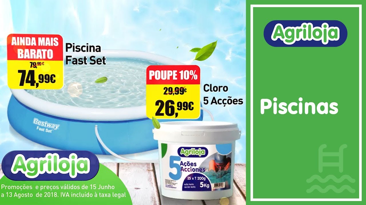 Agriloja - Piscinas - YouTube