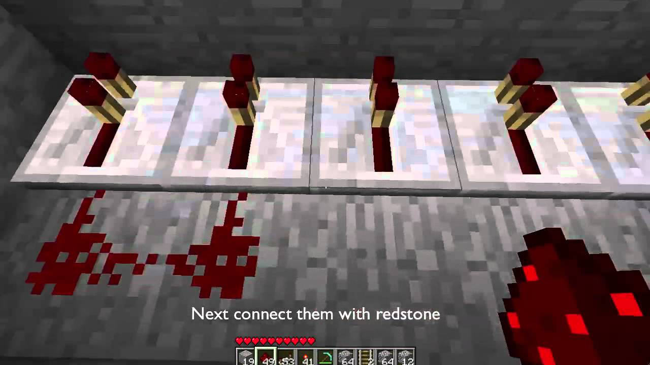 Blinking lights Minecraft tutorial Update! - YouTube