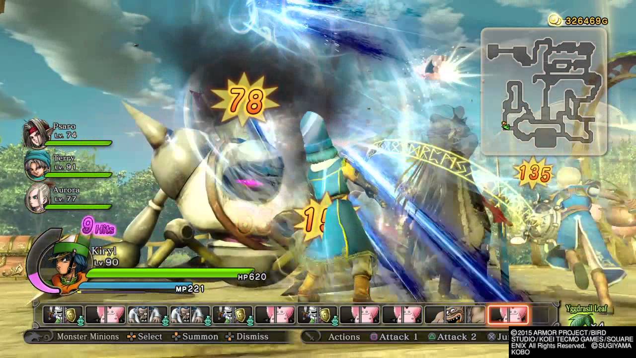 DRAGON QUEST HEROES: the digital slime bundle dlc part 1 (PS4) - YouTube