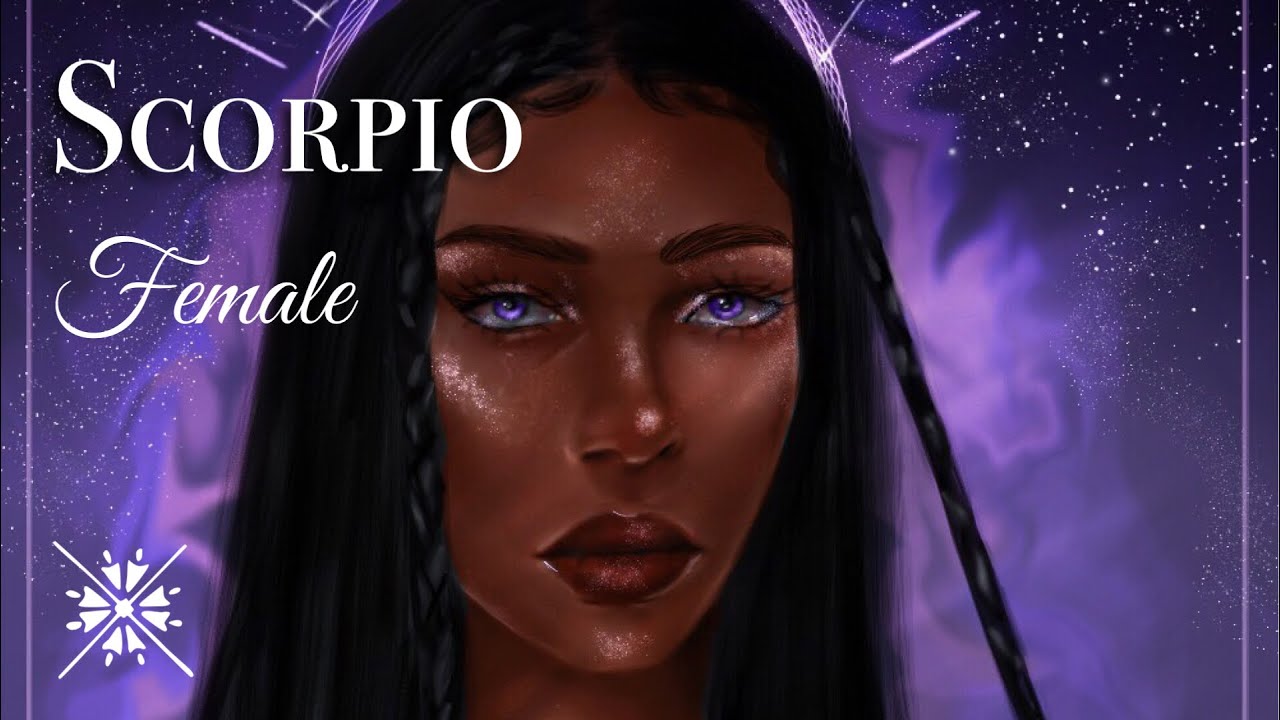 Digital Painting | Scorpio Portrait: Female | Krita Speedpaint - YouTube