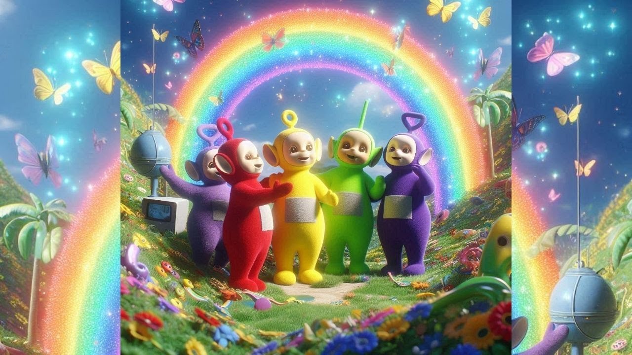 The Teletubbies and the Magical Moving Rainbow #Teletubbies # ...