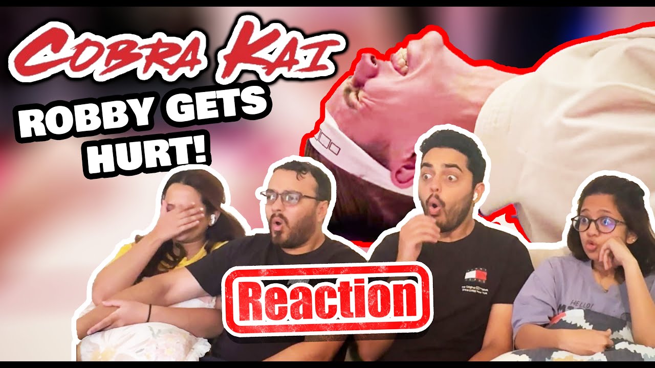 ROBBY'S LEG GETS INJURED BY AXEL! | COBRA KAI SEASON 6 EPISODE 13 REACTION! - YouTube
