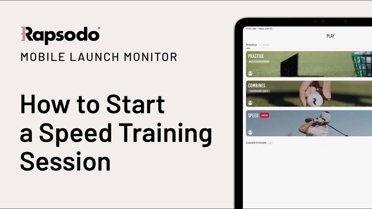 Rapsodo MLM : Starting an R-Speed Session - YouTube