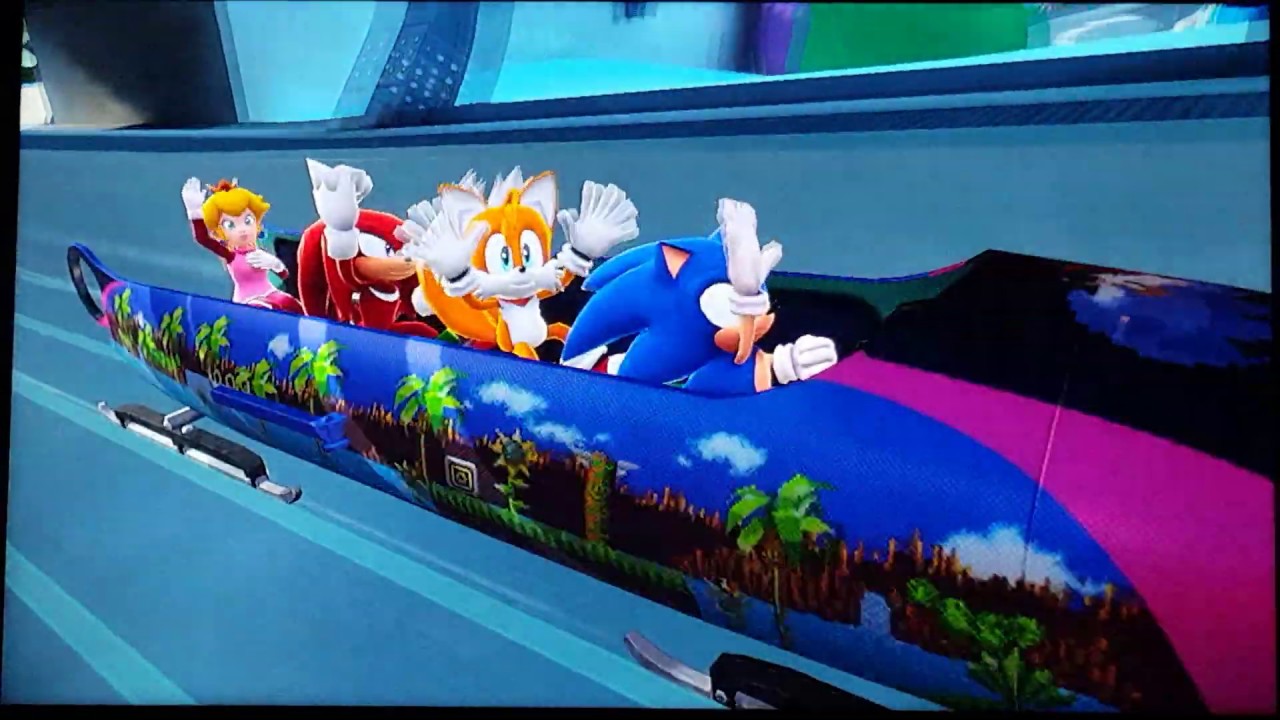 Mario & Sonic Sochi 2014 4-man Bobsleigh 005 (Team Sonic) - YouTube