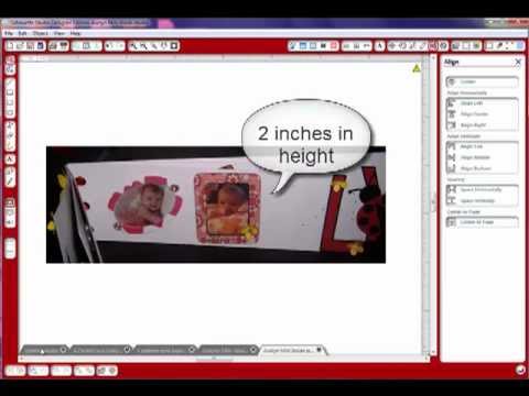Silhouette Studio Tutorial - How to Make a Mini Album - YouTube