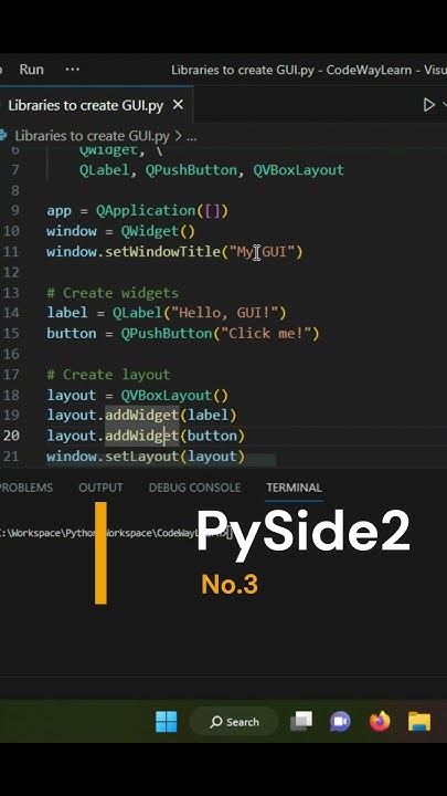 Libraries For Python GUI #python #pythonguitutorial #pythongui #pythonprogramming #ytshorts ...