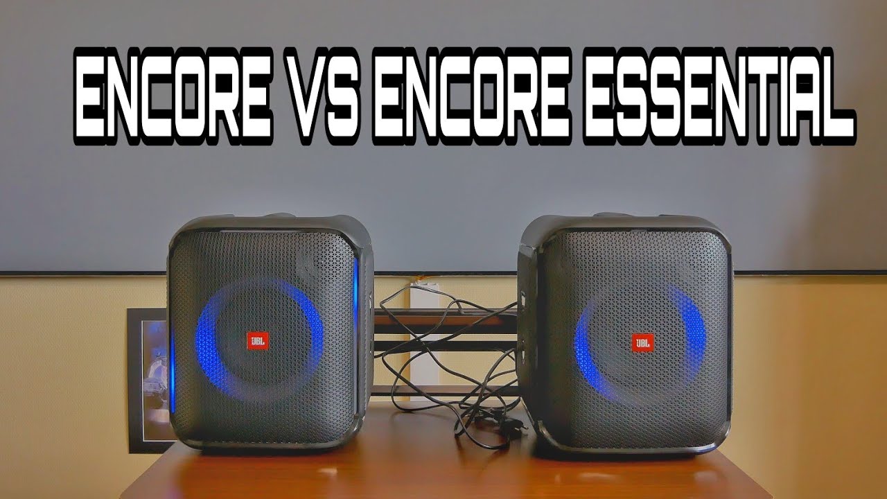 JBL PARTYBOX ENCORE VS ENCORE ESSENTIAL + TWS stereo test - YouTube