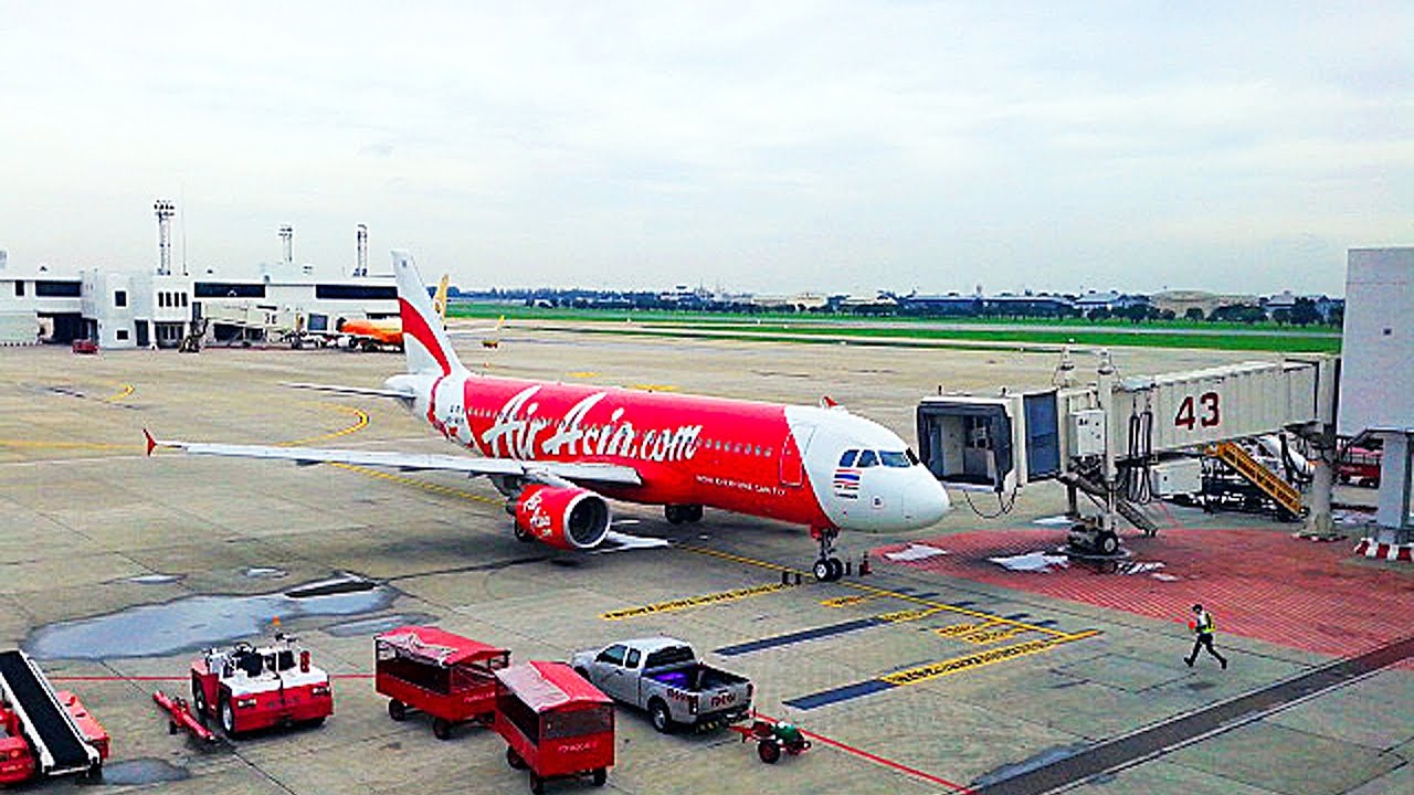 EXTENDED VERSION Thai Air Asia FD3225 Bangkok (Donmuang) - Krabi by ...
