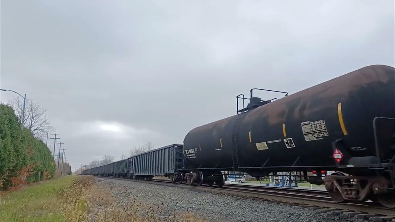 CP 7017 leads I166 through Wellington and kcs ace mid dpu - YouTube