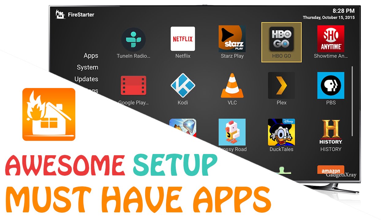 Fire TV 2015 - Awesome setup and Must have apps - YouTube