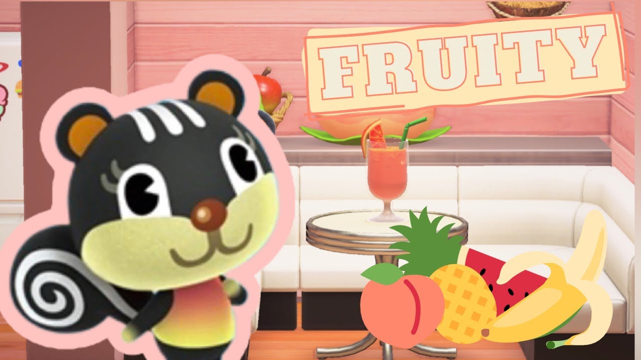Blaire's Home With Fruit Flavor | Animal Crossing Happy Home Paradise ...