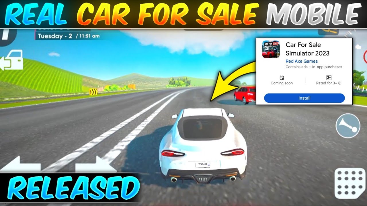 Finally🥳 Real Car For Sale Simulator 2023 Mobile Officially Released ...