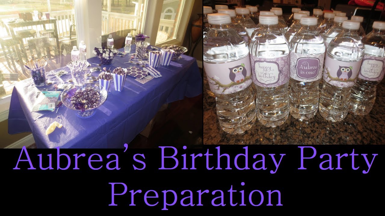 Birthday Party Prep! - YouTube