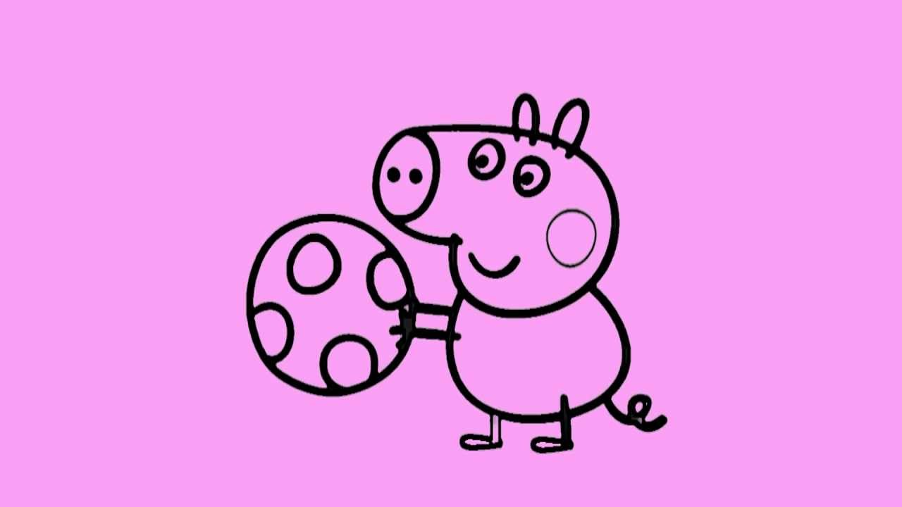 Peppa Pig Playing ball - How to peppa pig - New Video - YouTube