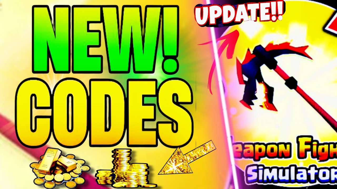 ⭕ 2.5 Anniversary ⭕ WEAPON FIGHTING SIMULATOR CODES - CODES FOR WEAPON FIGHTING SIMULATOR - YouTube