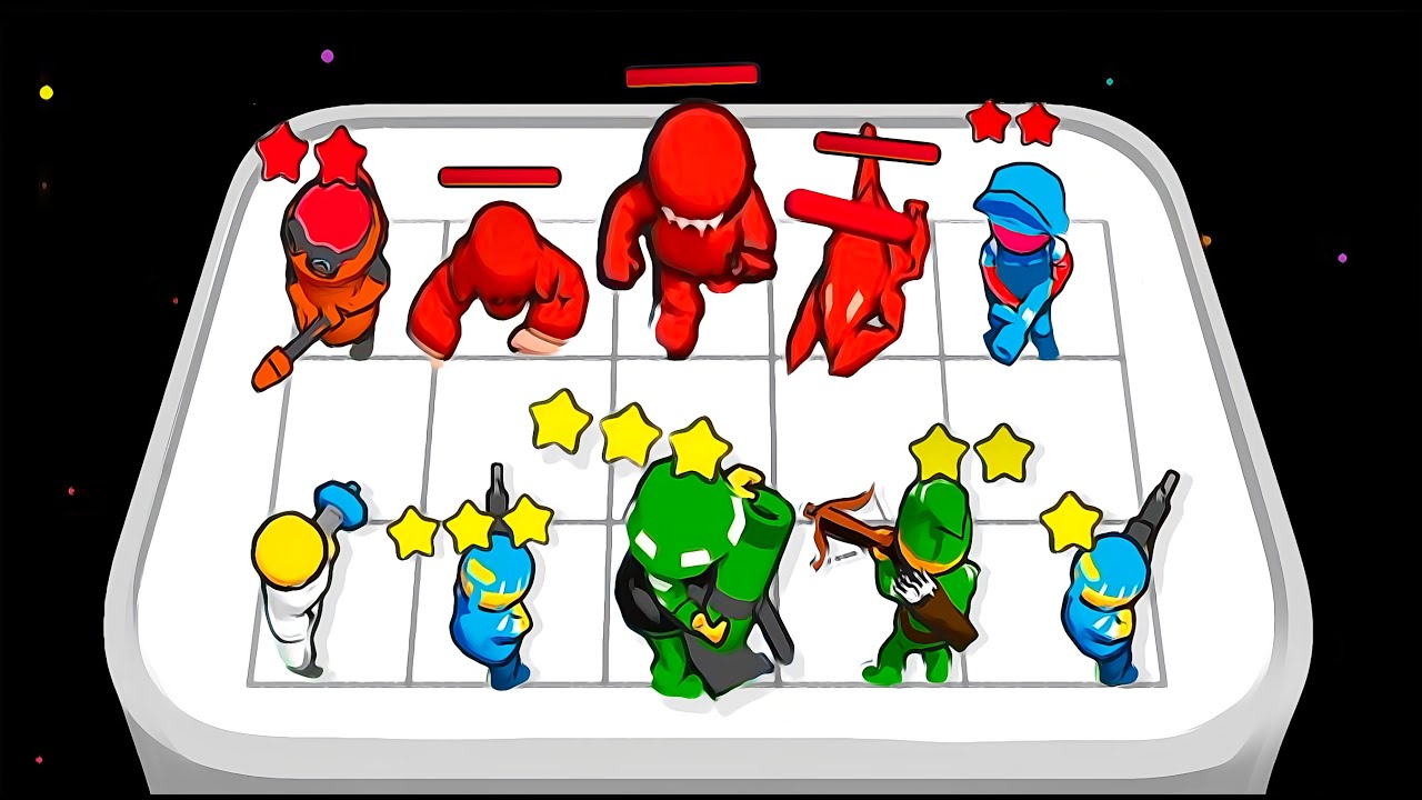 Merge Defenze Shoot 3D game in MAX LEVEL ⭐ Merge Simulator Battles ...