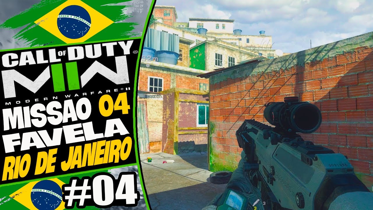 Call of Duty MW2 - Favela No Rio de Janeiro Brasil - Missâo 04 #codmw2 ...