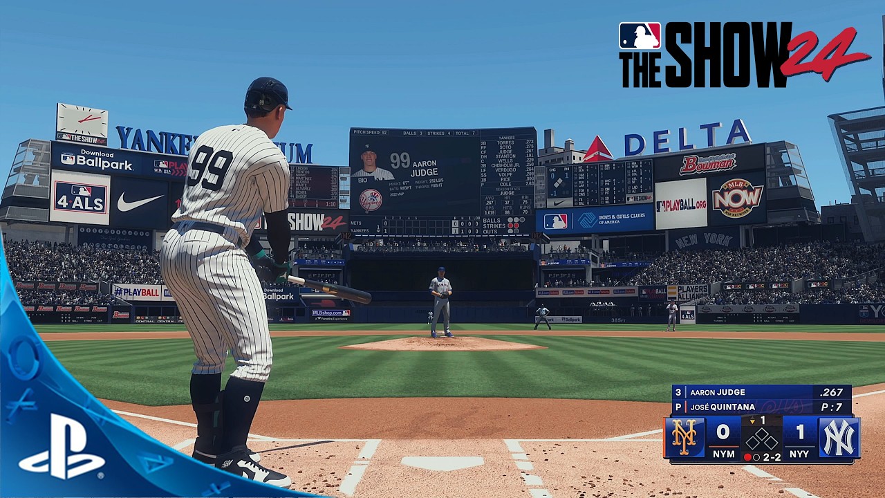 MLB 24 THE SHOW! - Gameplay Yankees Vs Mets (PS5) HD - YouTube
