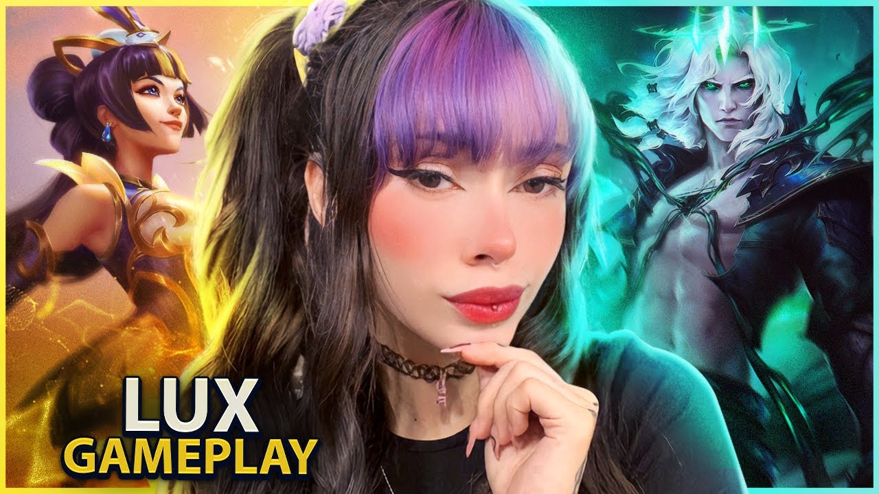 BARBARIZEI COM A MINHA LUX NO MID! | PARTIDA COMPLETA - KYURE - YouTube