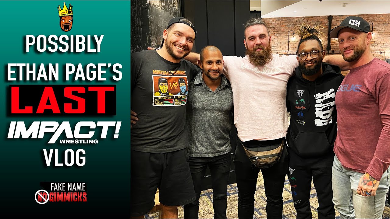 Ethan Page's Last IMPACT! Wrestling Vlog - YouTube