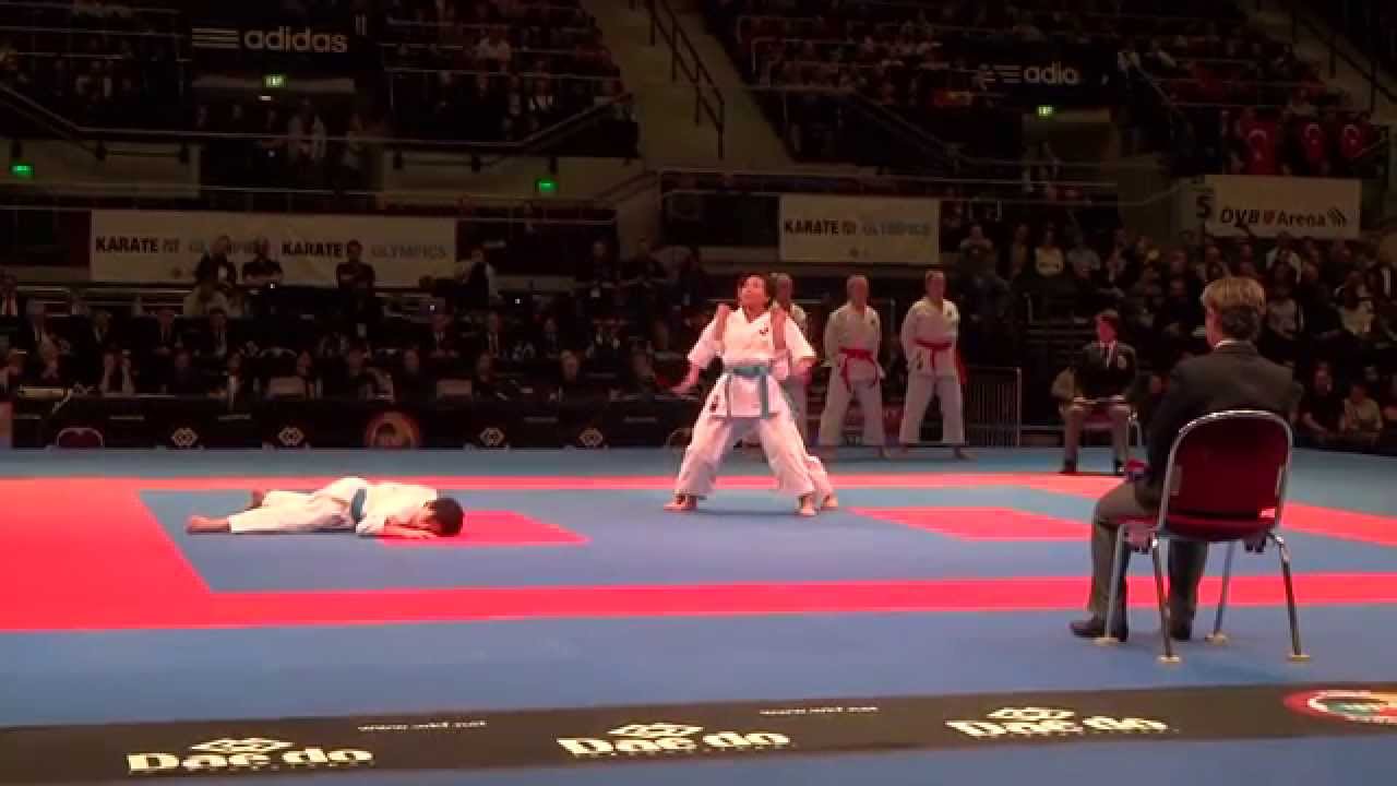JAPAN Female Team Bunkaï Finale - 2014 World Karate Championships ...