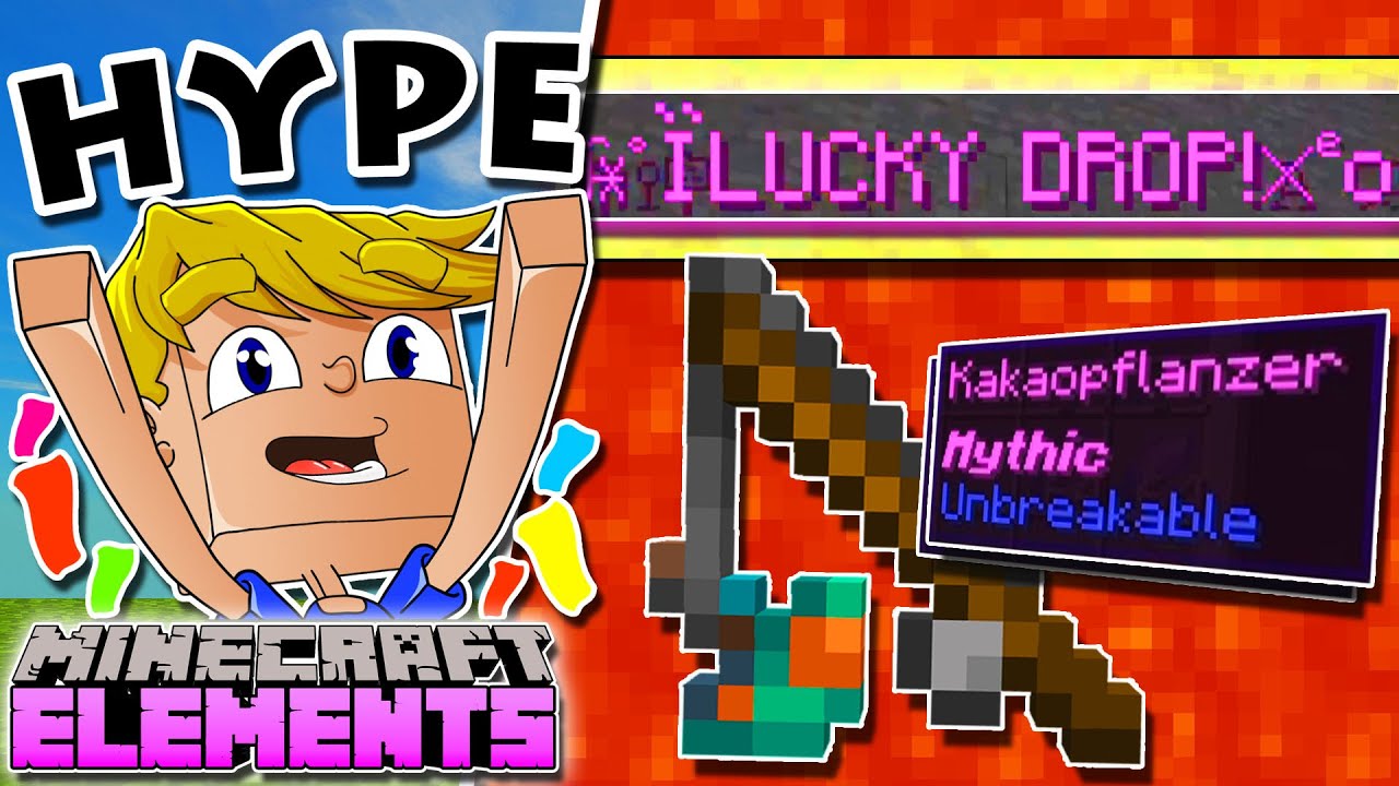 Legendary LUCKY DROP & Mythic KAKAOPFLANZER! - Minecraft Elements #37 ...