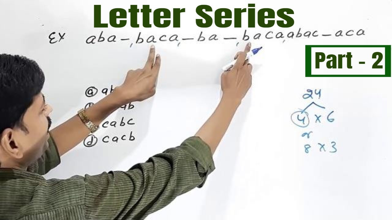 Letter Series Part - 2 (Repeated Series) verbal reasoning By Kapildeo ...