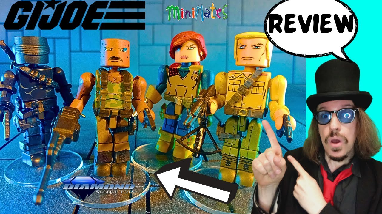 G.I. Joe Minimates Series 1 Review! - YouTube