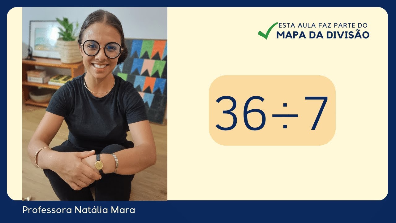 36 dividido por 7| Dividir 36 por 7 | 36/7 | 36:7 | 36 ÷ 7 | AULA DE ...