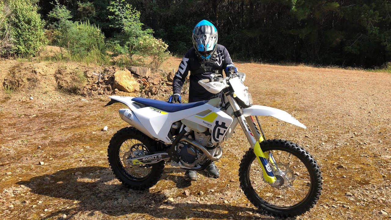 First run in ride on the 2019 Fe350 - YouTube