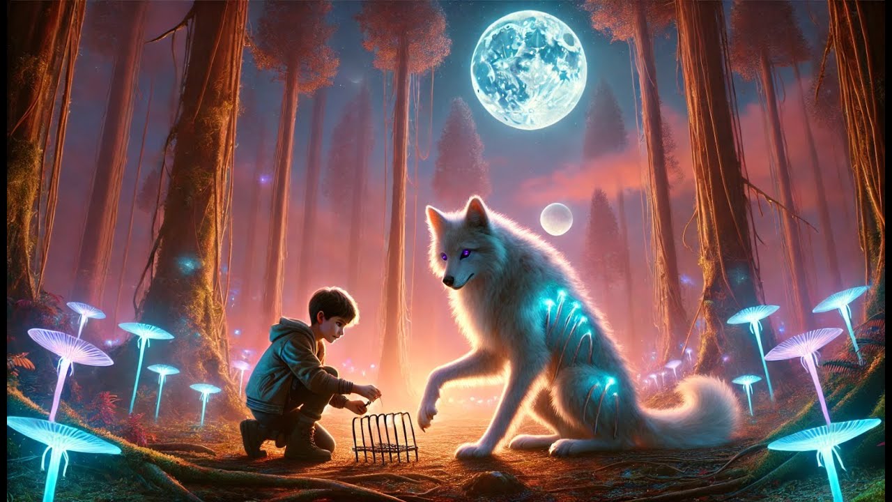 Lost and Injured, the Alien Wolf Had a Trap on Its Paw Until a 10-Year ...