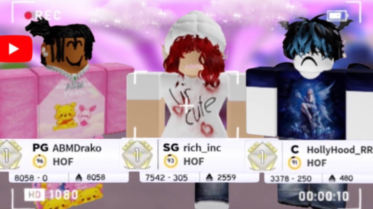 Playing 3s With @ABMDrako And HollyHood_RRP! | ROBLOX HOOPZ (XBOX ...